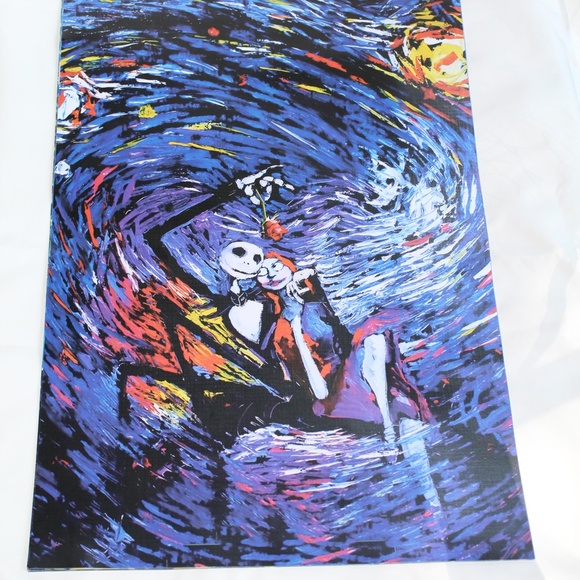 Art | Jack Sally Jack And Sally Nightmare Beforevincent Van Gogh Starry ...